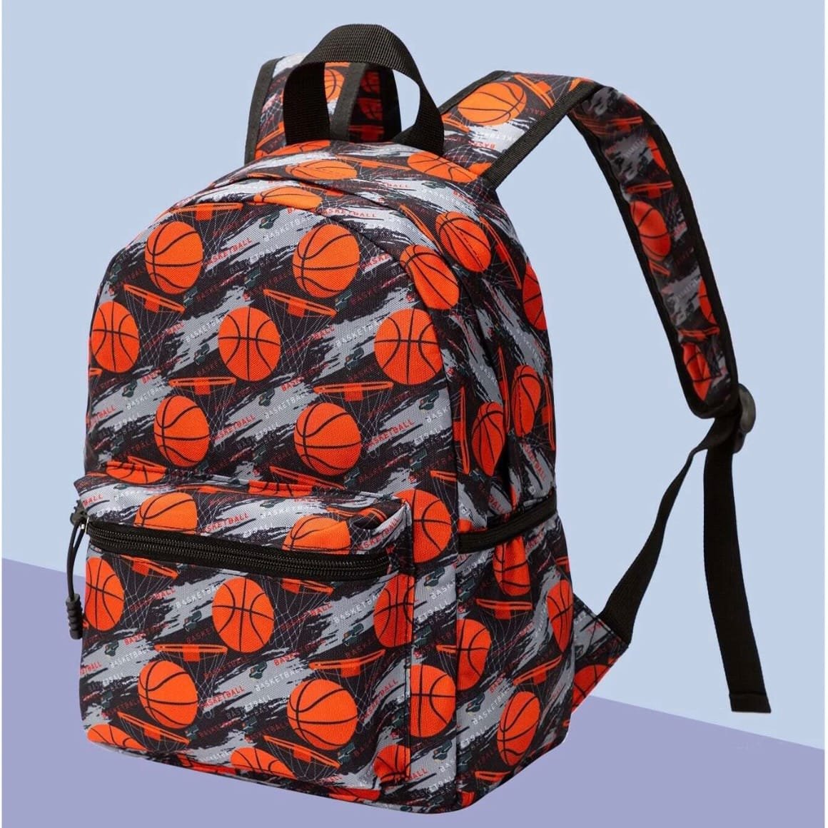 Backpack- 13″ Basketball Pattern - KimmysKiddiesCorner