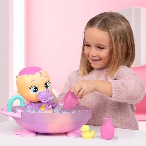 Cry Babies Newborn My First Bath Zoe 12″ Doll - KimmysKiddiesCorner
