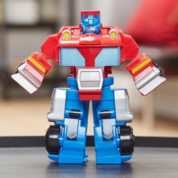 Transformers Optimus Prime Converting Robot Toy, 4.5-Inch Action Figure ...